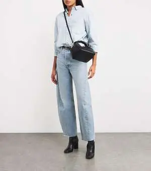 AGOLDE Luna Wide-leg Jeans - Blue