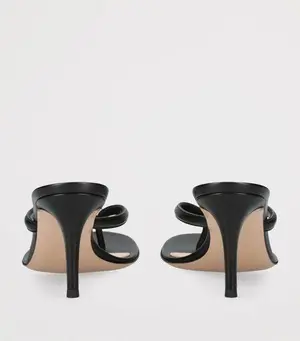 GIANVITO ROSSI Leather Calypso Sandals 45 - Black