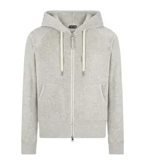 TOM FORD Towelling Zip-up Hoodie
