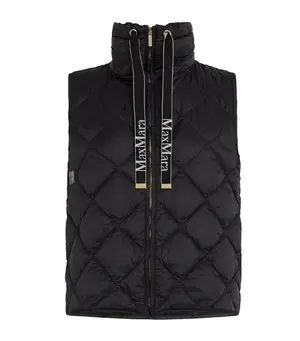 Max Mara Down-padded Gilet - Black