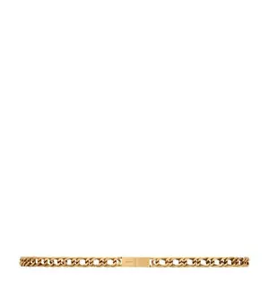 Saint Laurent Thin Chain Belt Clear