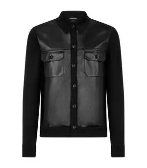 TOM FORD Leather-wool Shirt