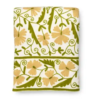 MAISON MARGAUX Cotton Suzani Tablecloth - Green