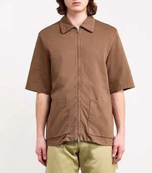 Barena Venezia Cotton Zip-up Overshirt