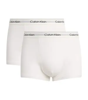 Calvin Klein Cotton Stretch Relaxed Icon Trunks - White