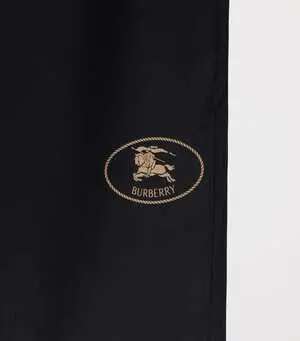 Burberry Cotton Logo Shorts - Black