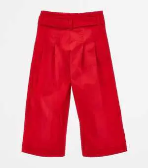 Monnalisa Cotton Pleated Trousers