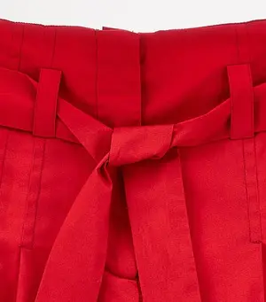 Monnalisa Cotton Pleated Trousers