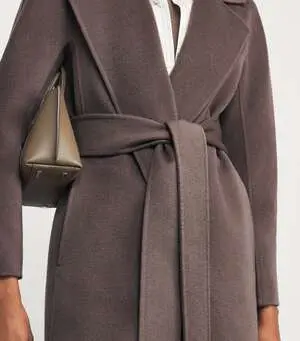 JOSEPH Wool-cashmere Costa Coat - Brown