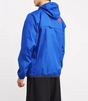 Play Comme Des Garcon X K-way Nylon Jacket - Blue