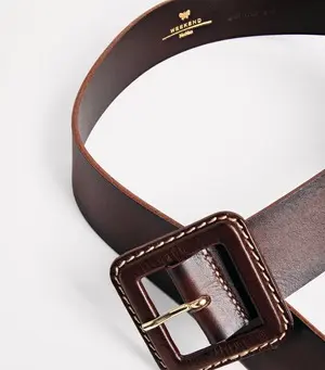 Max Mara Leather Buckle Belt