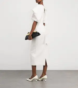 ROKSANDA Calita Midi Dress With Bow Tie