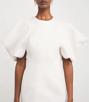 ROKSANDA Calita Midi Dress With Bow Tie