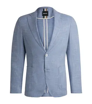 BOSS Check Slim Blazer
