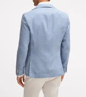 BOSS Check Slim Blazer