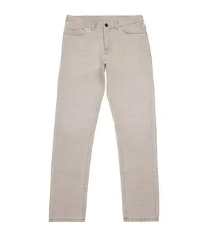 Isaia Straight-leg Jeans - Brown