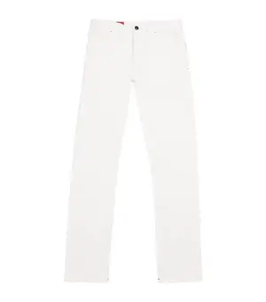 Isaia Straight-leg Jeans - White