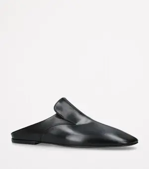 Dries Van Noten Leather Square-toe Mules