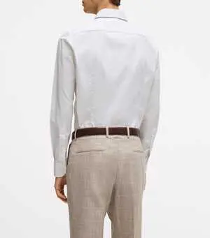 BOSS Regenerative Cotton Striped Shirt