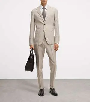 BOSS Regenerative Cotton Striped Shirt