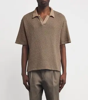 Officine Générale Crochet Polo Shirt