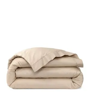 Ralph Lauren Supima Cotton Sateen Langdon Duvet Cover - Neutral
