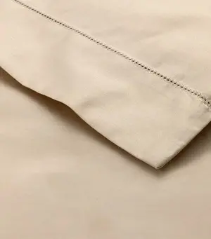 Ralph Lauren Supima Cotton Sateen Langdon Duvet Cover - Neutral