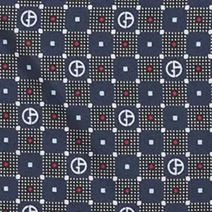 Giorgio Armani Silk Monogram Pocket Square