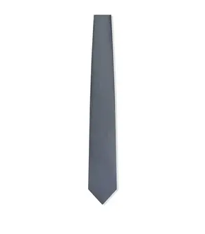 TOM FORD Mulberry Silk Twill Tie - Grey