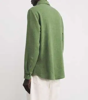 GOD'S TRUE CASHMERE Cashmere And Emerald Willow Shirt - Green