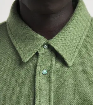 GOD'S TRUE CASHMERE Cashmere And Emerald Willow Shirt - Green