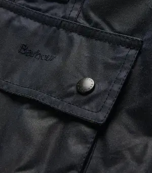 Barbour Beadnell Waxed Jacket - Navy