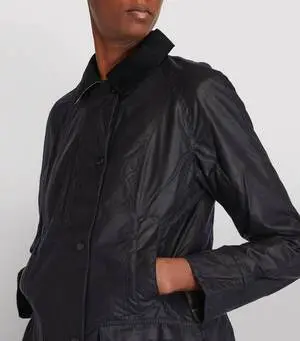 Barbour Beadnell Waxed Jacket - Navy