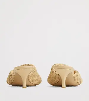 Bottega Veneta Raffia Blink Mules