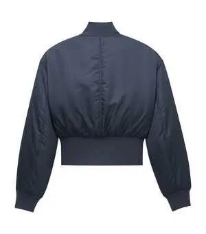 Saint Laurent Padded Bomber Jacket - Blue