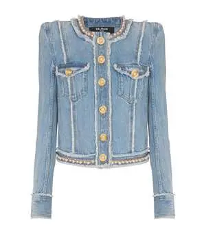 Balmain Denim Jackets For Women