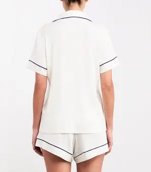 Eberjey Gisele Shorts Pyjama Set - Ivory