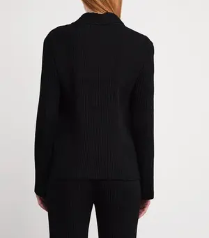 Issey Miyake Hatching Pleats Single-breasted Blazer