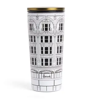 Harrods Metal Building Travel Cup - White