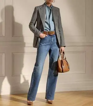 Ralph Lauren Novah Wide-leg High-rise Jeans