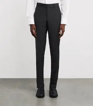 Emporio Armani Virgin Wool Tailored Trousers