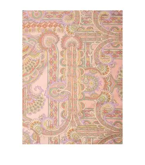 Etro Cotton Chain Quilted Bedspread Pink