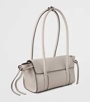 Mulberry Mini Leather Soft Bayswater Shoulder Bag - White
