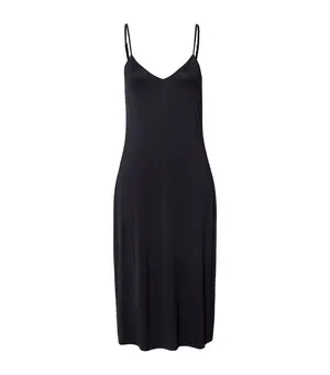 Hanro Stretch-satin Deluxe Slip Dress - Black