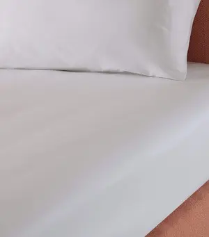 SAVOIR Cotton Percale The Drift Super King Fitted Sheet