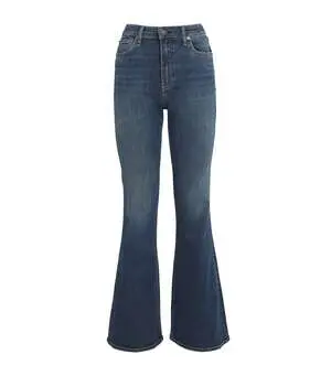 Women's Mid Rise Flared Jeans