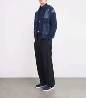 Polo Ralph Lauren Stretch-cotton Custom Fit Shirt - Navy