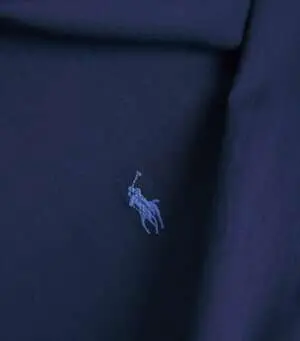 Polo Ralph Lauren Stretch-cotton Custom Fit Shirt - Navy
