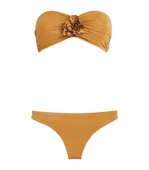 Orange Bandeau Bikini