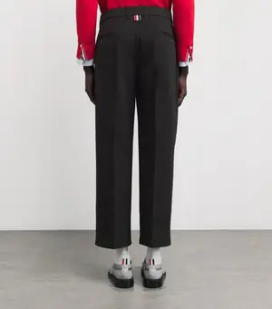 Thom Browne Cotton Straight Trousers